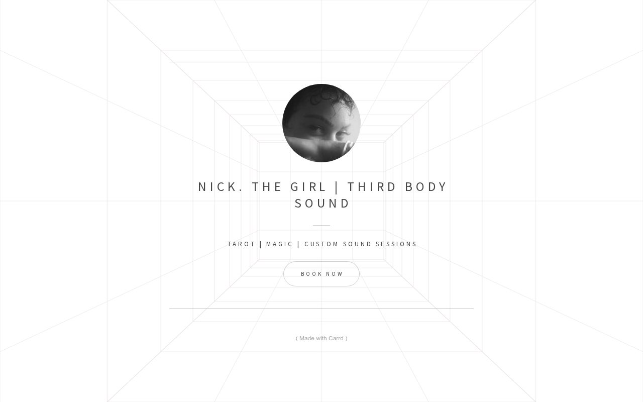 nick. the girl | third body sound